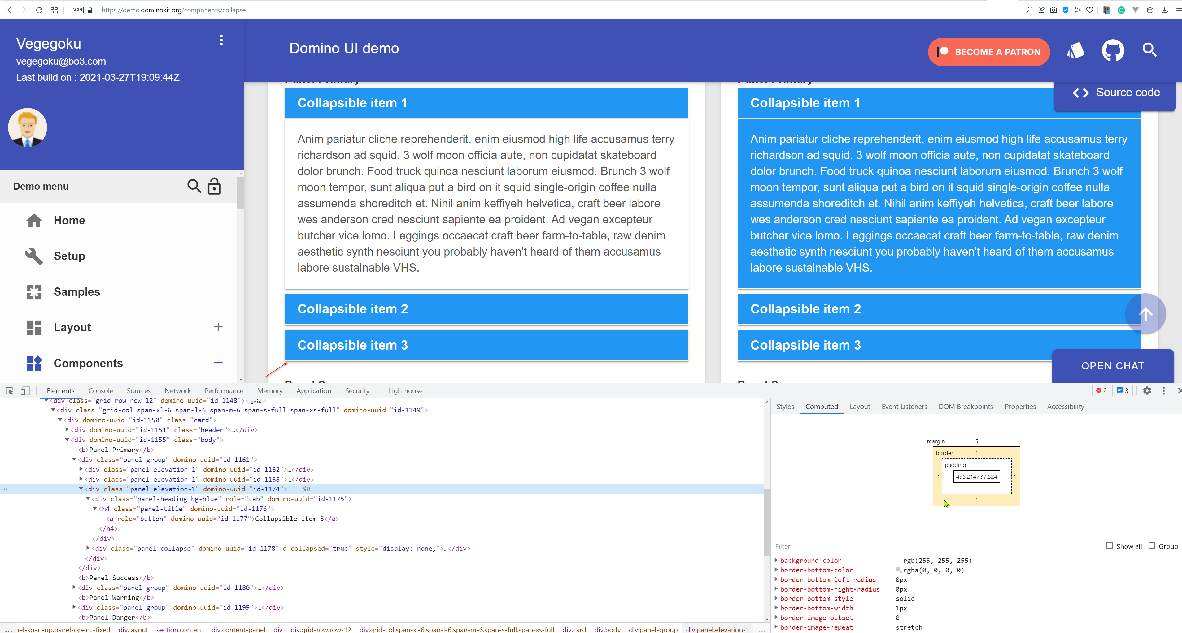 Border Css Fix For The Collapsible Panel · Issue 571 · Dominokit Domino Ui · Github