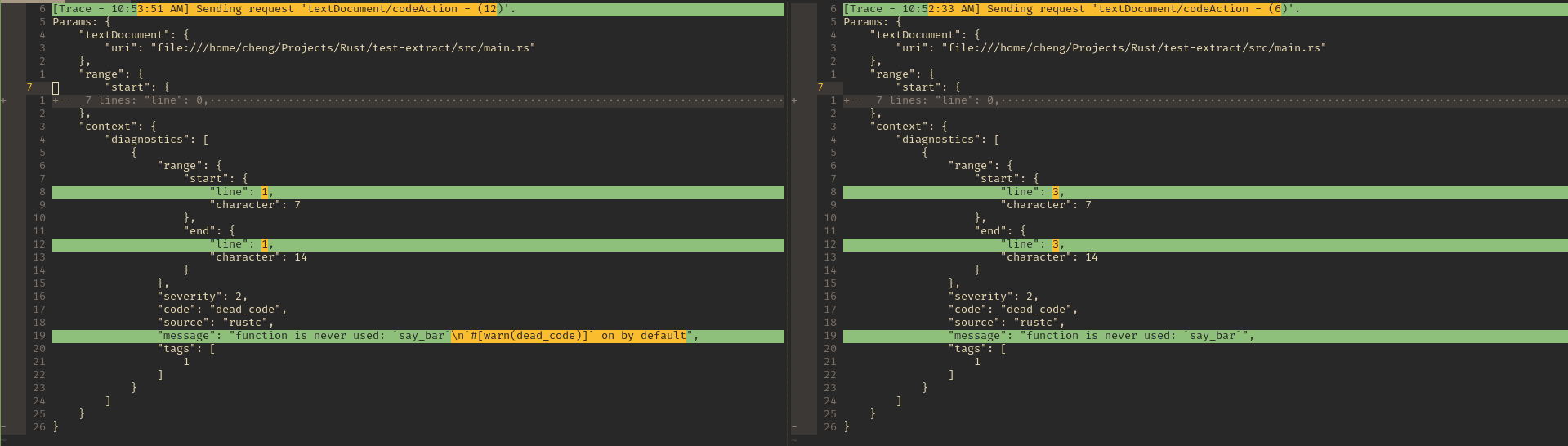 extract module into file doesn't work for second module · Issue #7279 · rust-lang/rust-analyzer ...