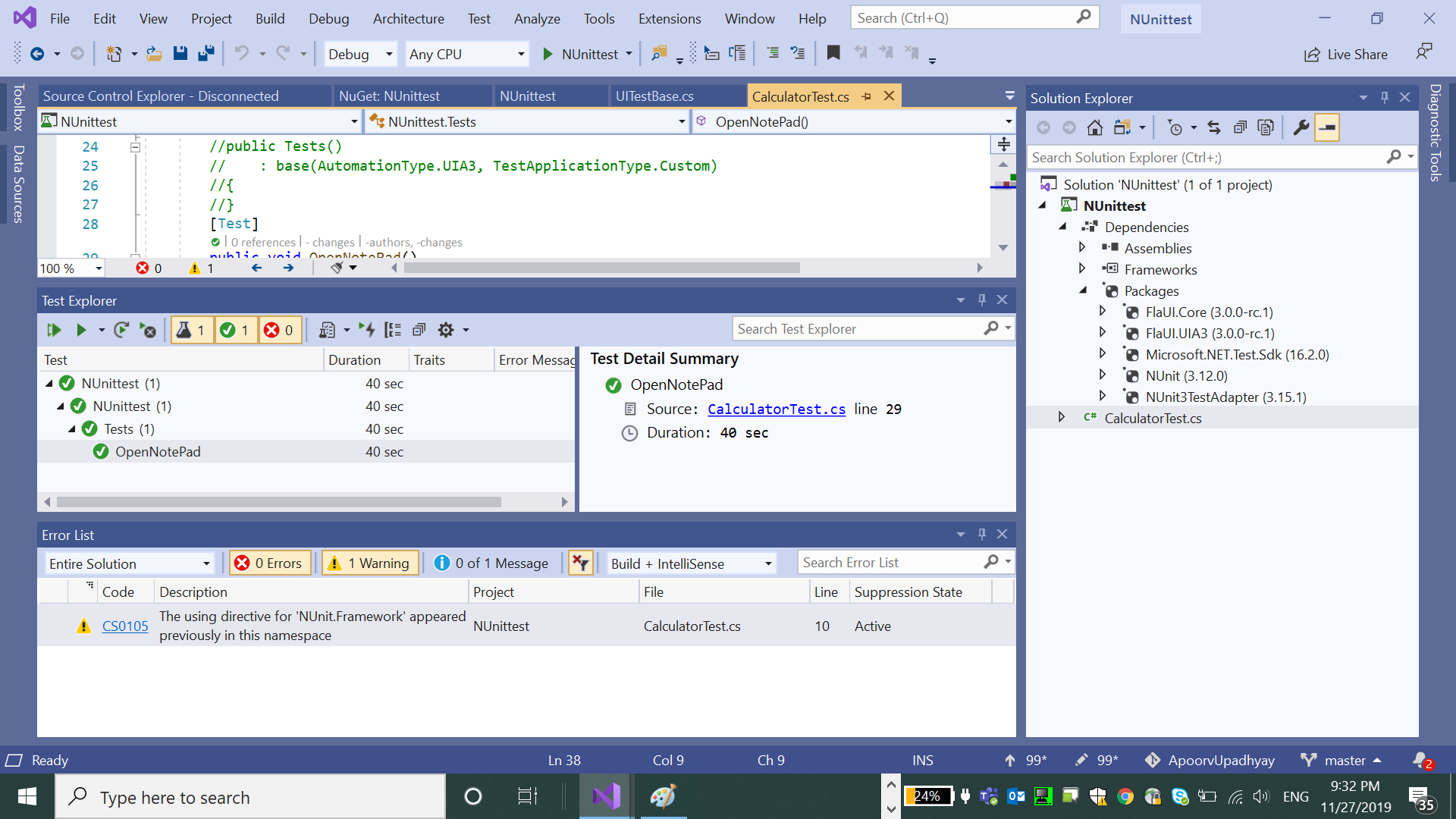 FlaUI/Lobby - Gitter
