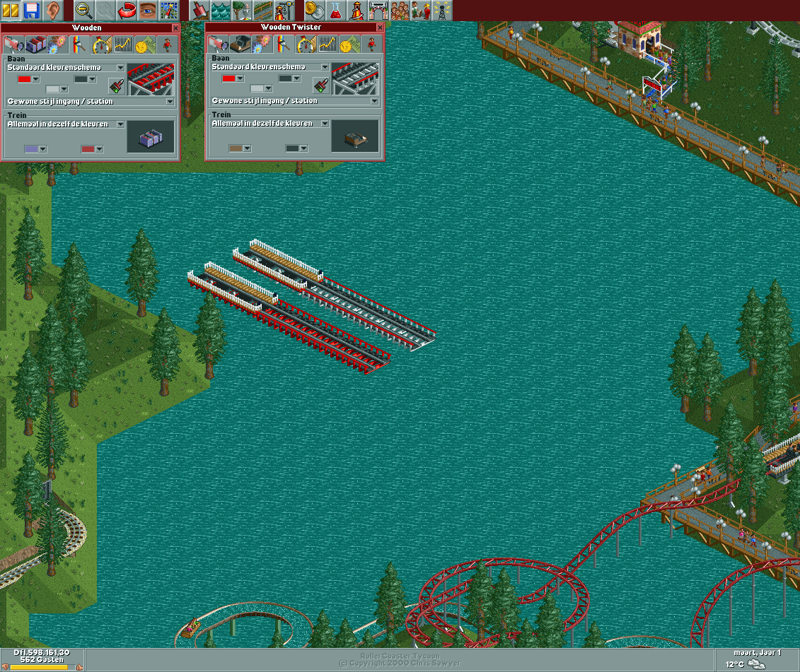 [O2] OpenRCT2 now draws actual booster sprites on the Steel Twister ...