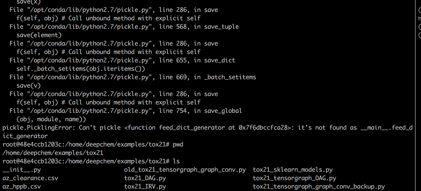 model saving broken · Issue #555 · deepchem/deepchem · GitHub